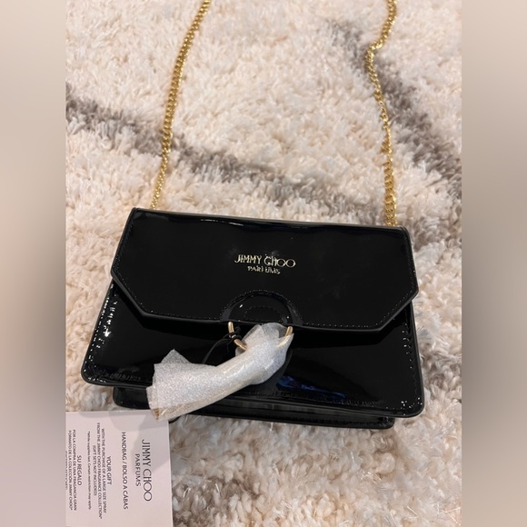 Jimmy Choo | Bags | New Jimmy Choo Parfums Black Crossbody Purse With ...